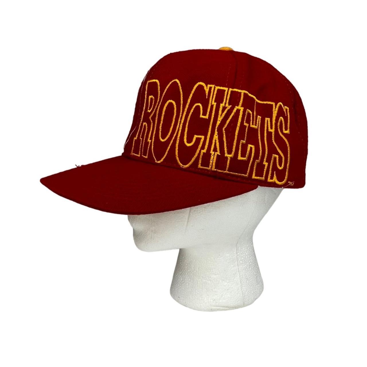 Vintage NBA Houston Rockets Snapback Hat 90s Big... - Depop