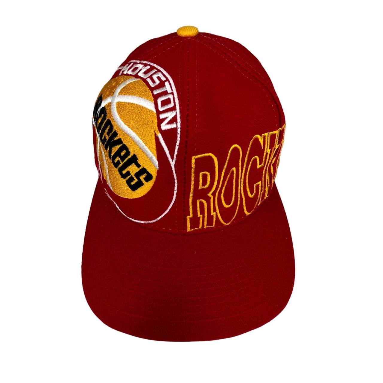 Vintage NBA Houston Rockets Snapback Hat 90s Big... - Depop