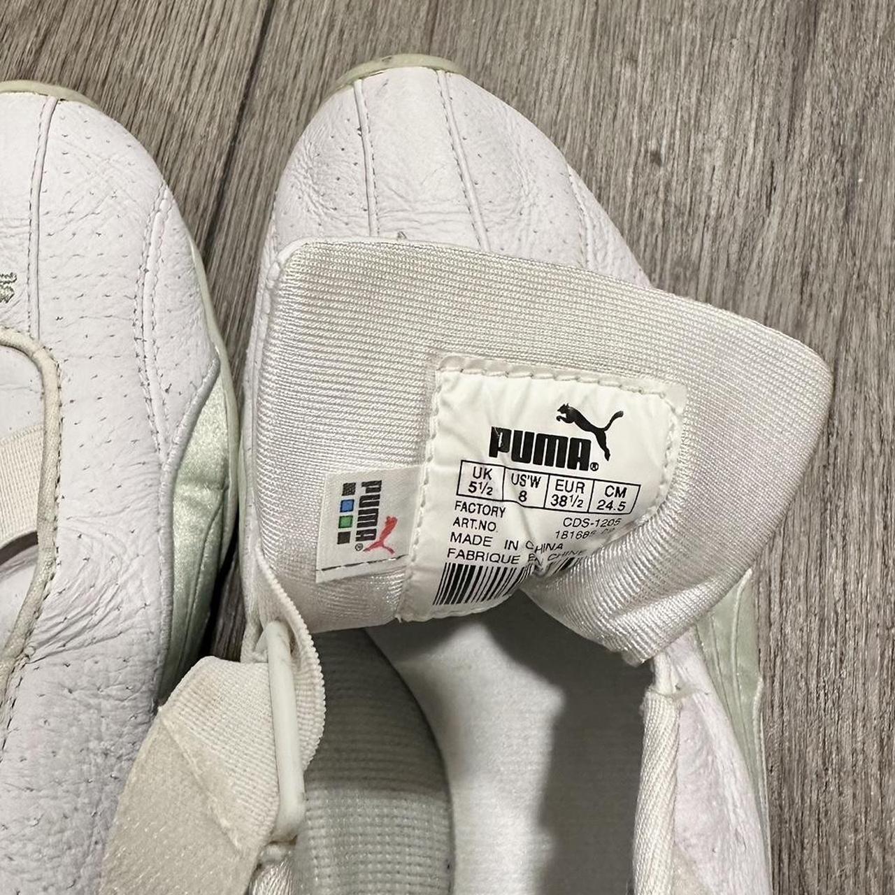 2000s PUMA CELL White & Green Ballet Sneakers 💚... - Depop