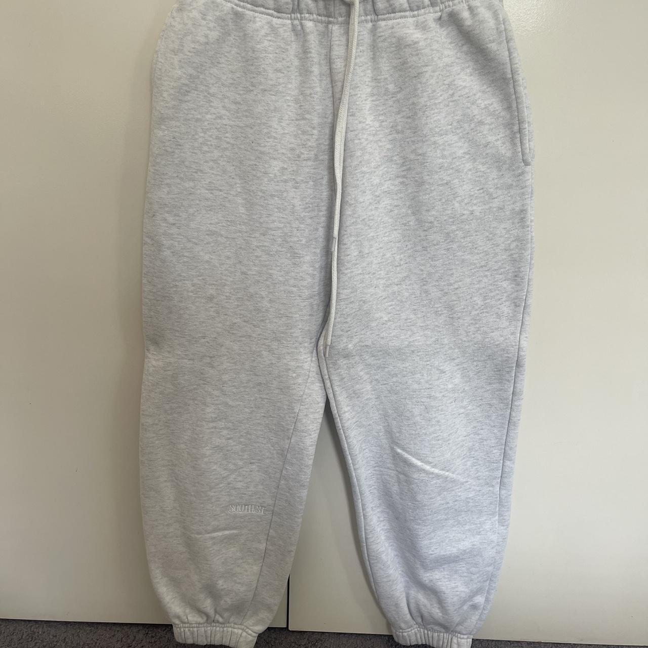 South st Grey trackies Size S , really good condition - Depop