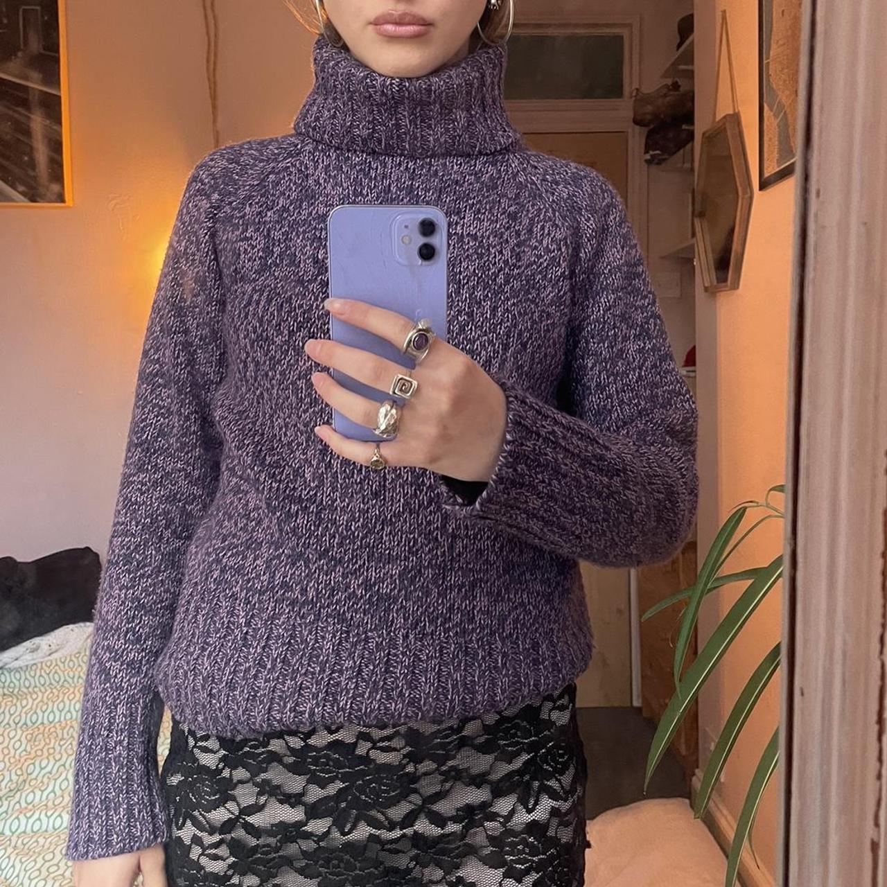 Cherokee Women's Purple Jumper | Depop