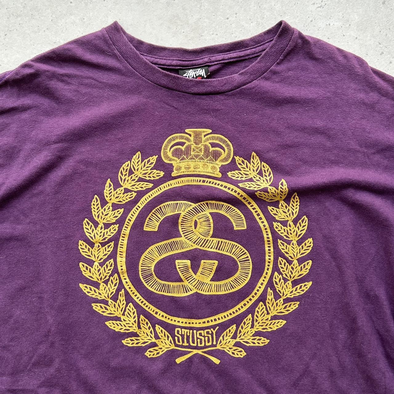 00s purple stussy tee love this color n the... - Depop