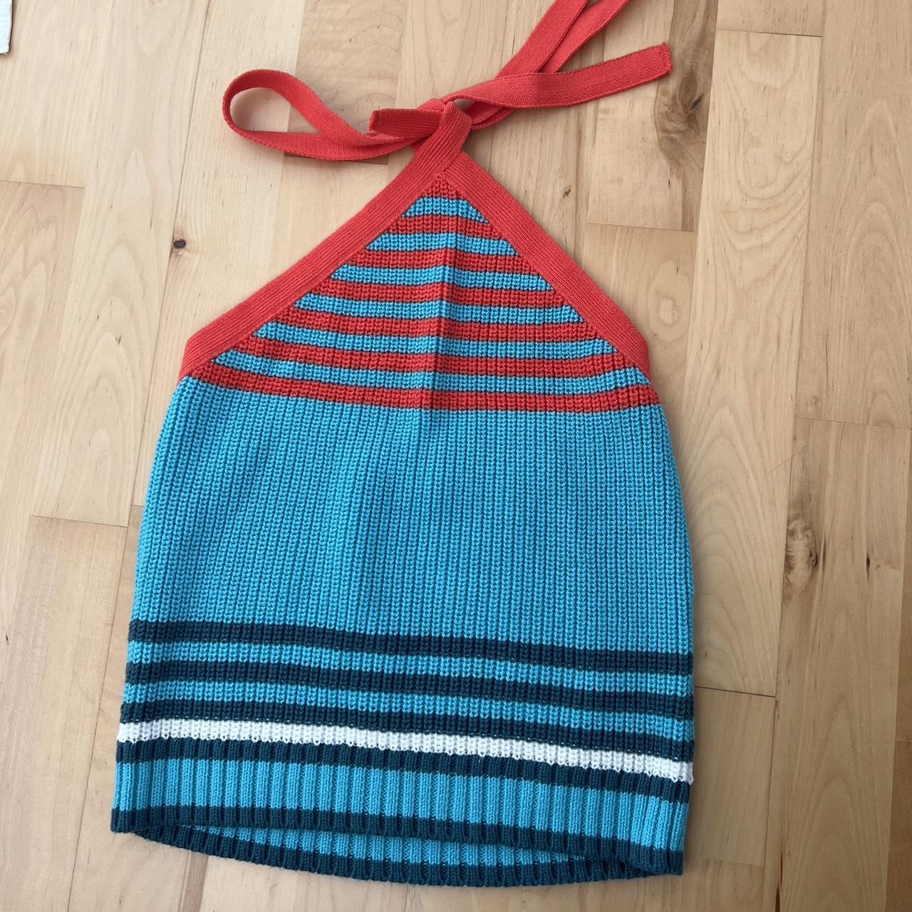 Knitted Zara halter neck top Worn a couple times in... - Depop