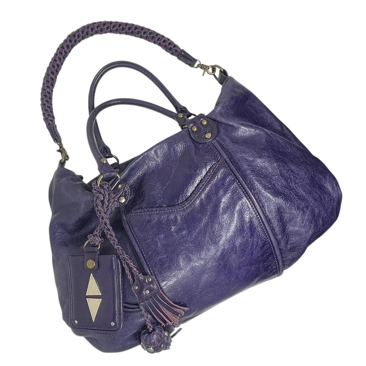 RARE Hayden Harnett Biblio Bag - Purple Leather ... | Depop