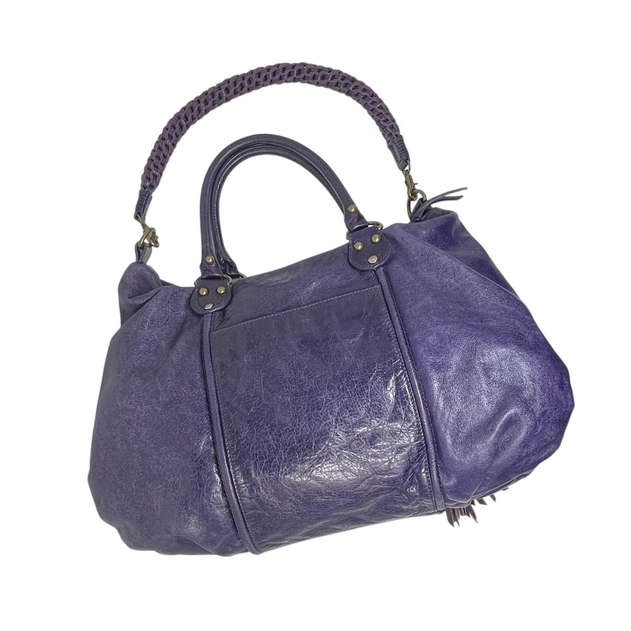 RARE Hayden Harnett Biblio Bag - Purple Leather ... | Depop