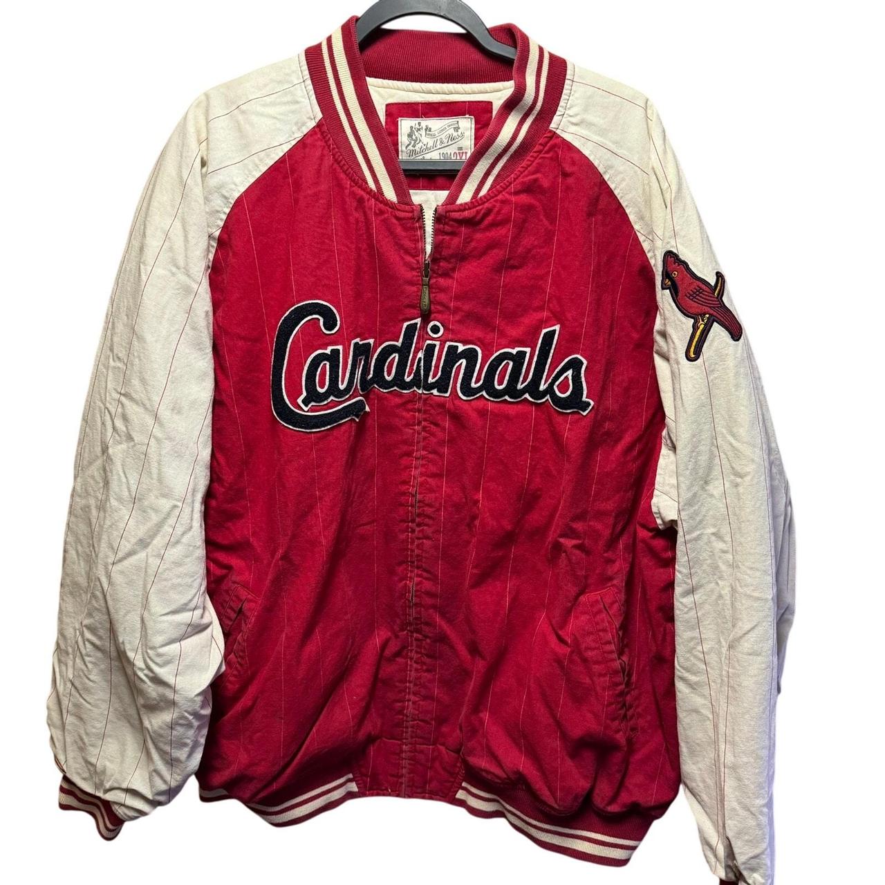 St Louis Cardinals Mitchell and Ness varsity jacket.... | Depop