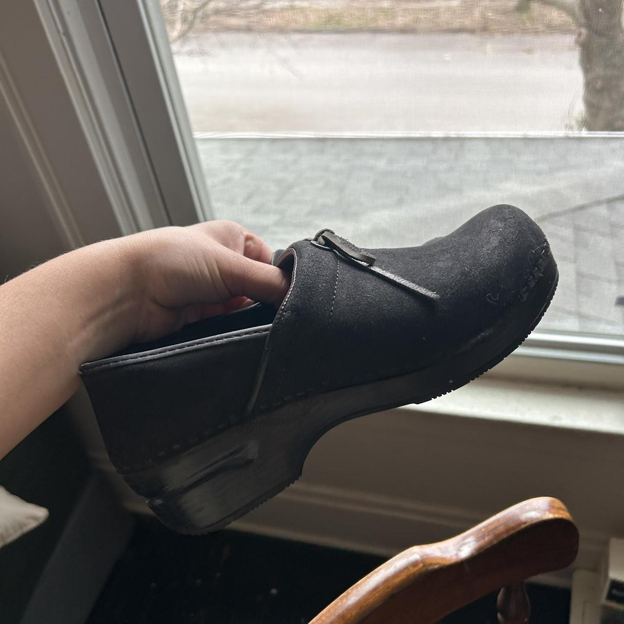 Suede lands end clogs Same style as dansko or... - Depop