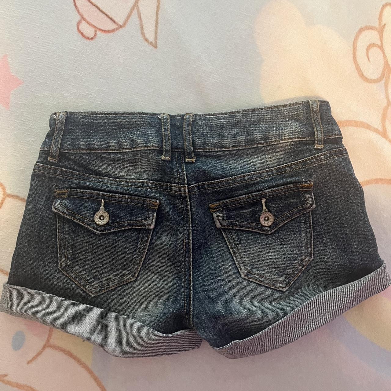 Refuge Denim Mini Micro Shorts Size 0 Super cute... | Depop