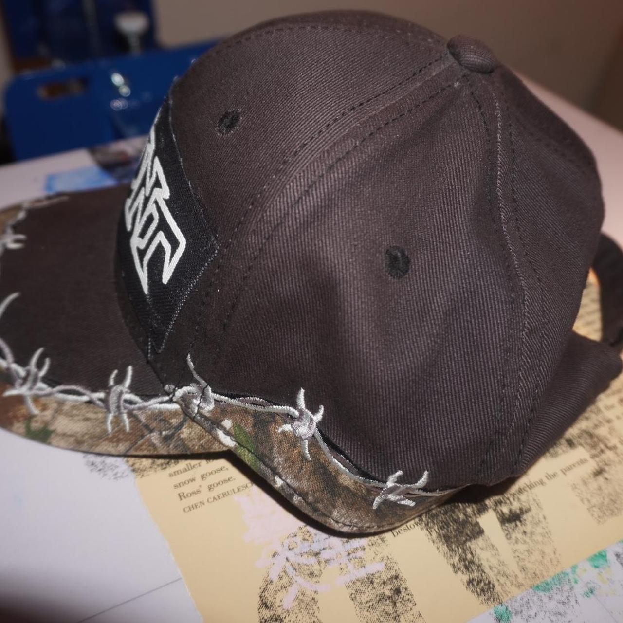 Stunt patch on camo wire metal cap hat - * nice fit... - Depop