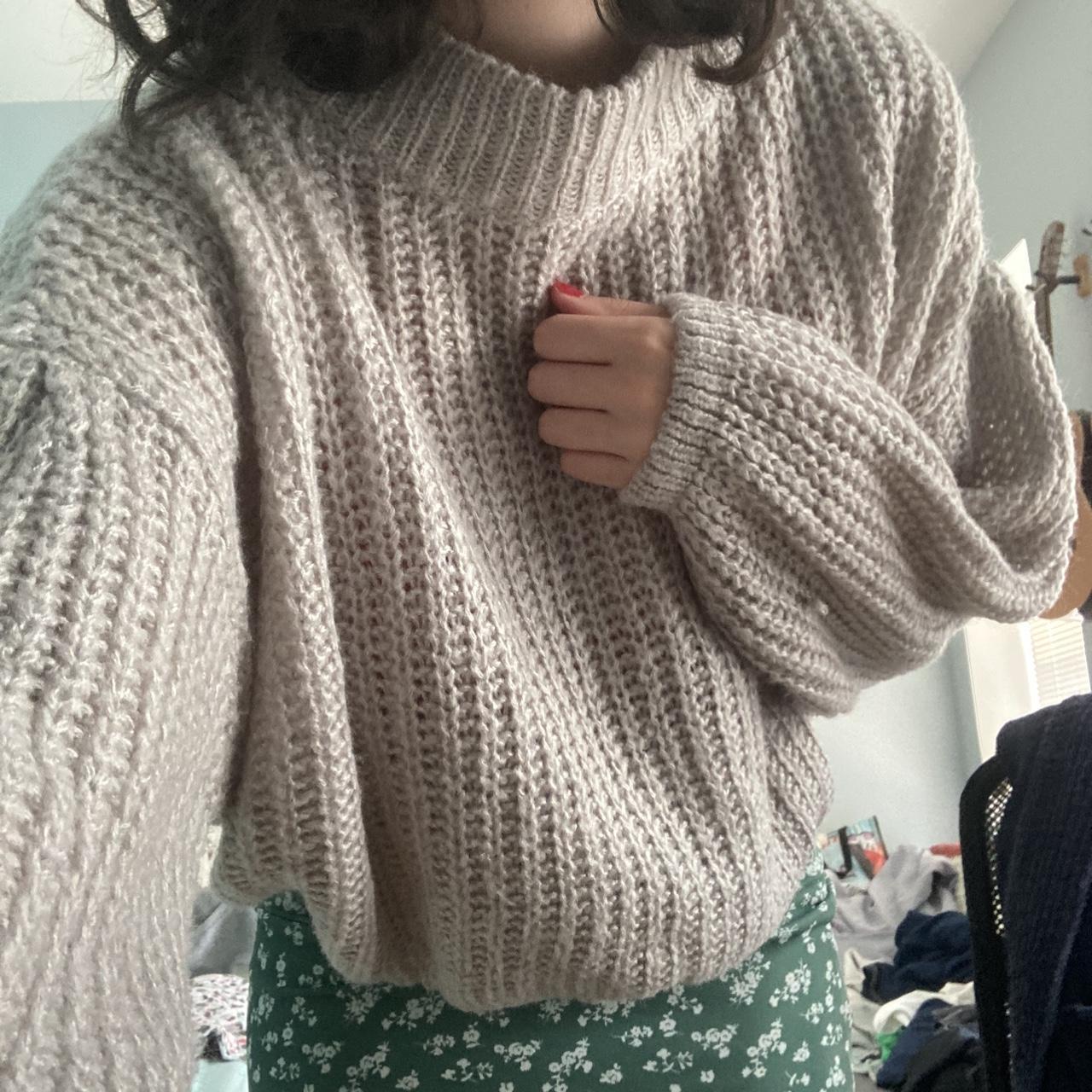 Extremely soft chunky knit sweater. Perfect for... - Depop