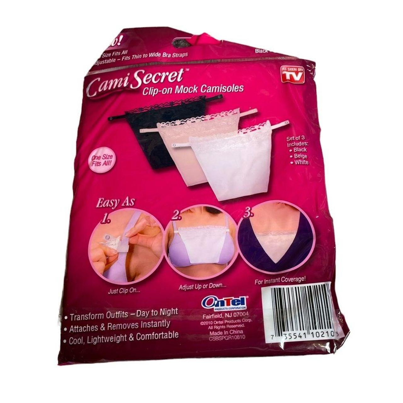 Cami Secret Clip-On Mock Camisoles New One Size Fits... - Depop