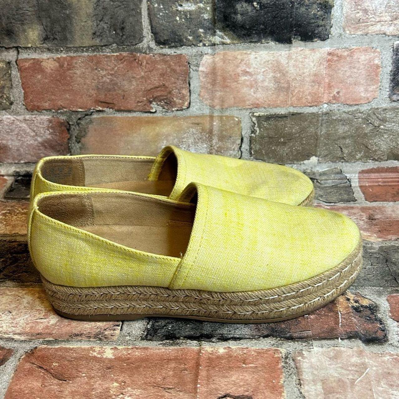 Size 9 Yellow Naturalizer Linen Thea Espedrilles BIN... - Depop