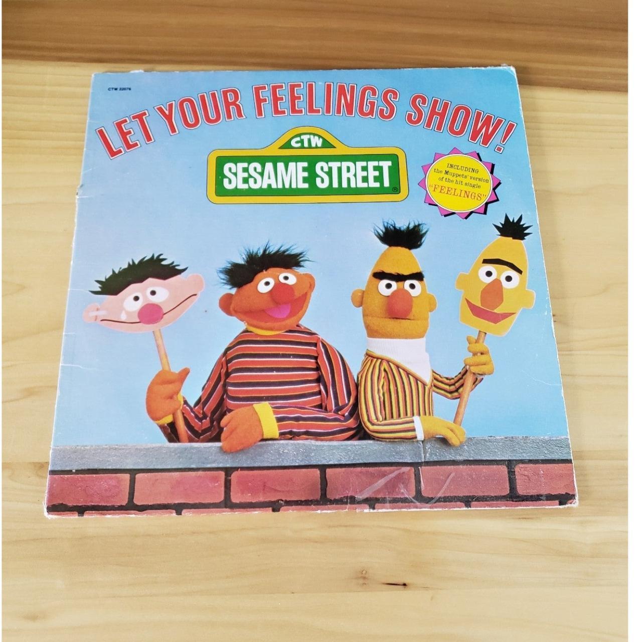1977 Sesame Street Let Your Feelings Show 33 1/2 LP... - Depop