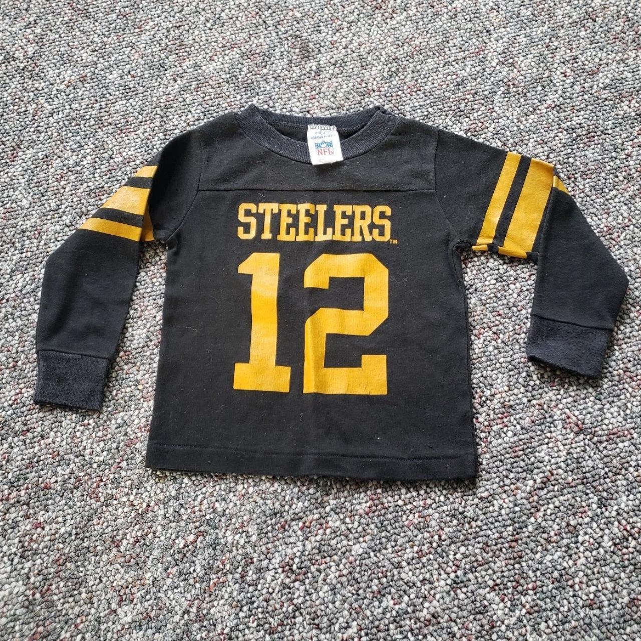 80s Kids Pittsburgh Steelers Long Sleeve Tee This... - Depop