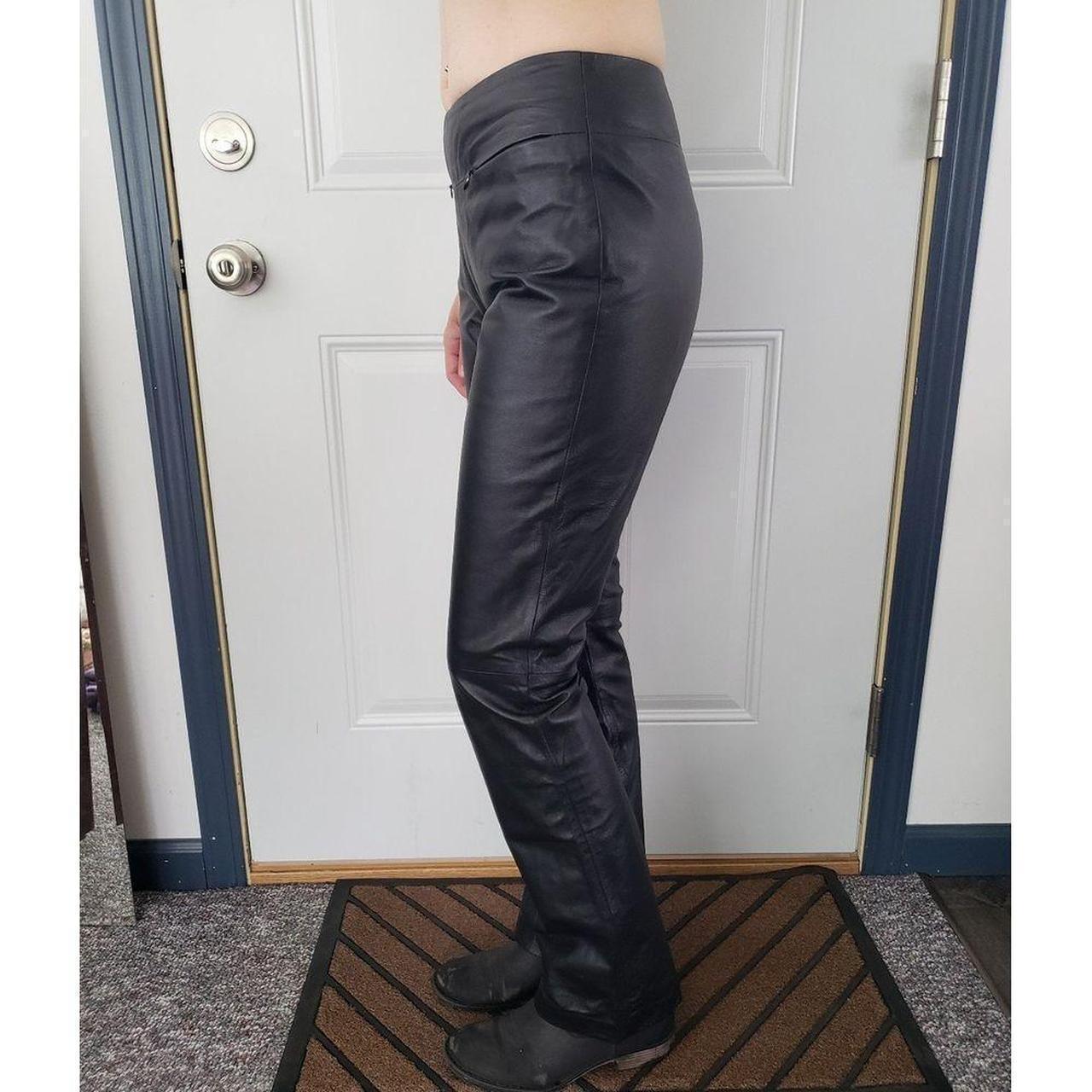 90s Leather Pants These sick Pants from Newport... | Depop