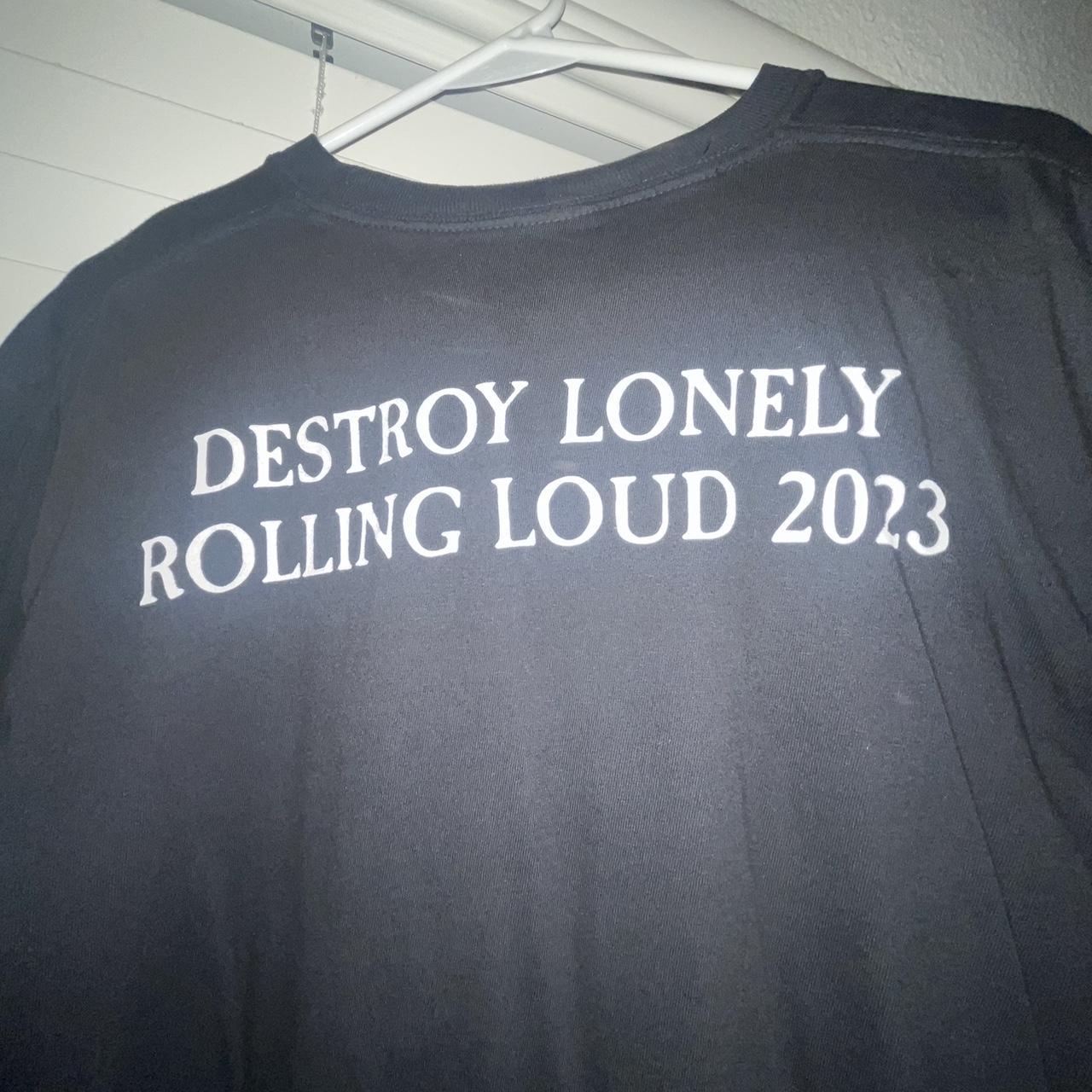 destroy lonely rolling loud LA 2023 exclusive long... - Depop