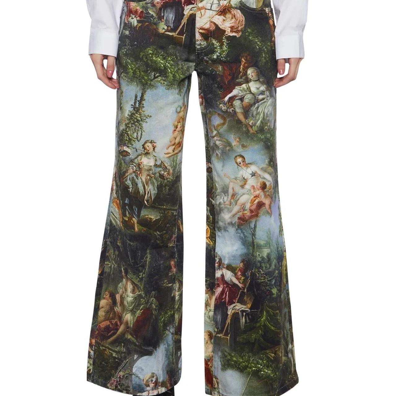Dollskill current mood Da Vinci wide leg jeans |... - Depop