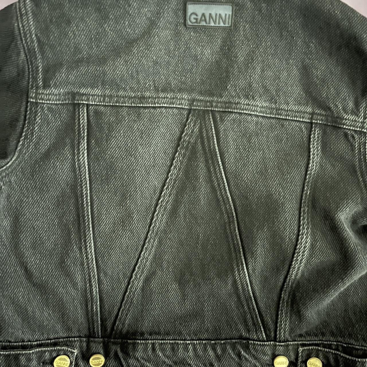GANNI black jean jacket BRAND NEW W TAGS Amazing... - Depop