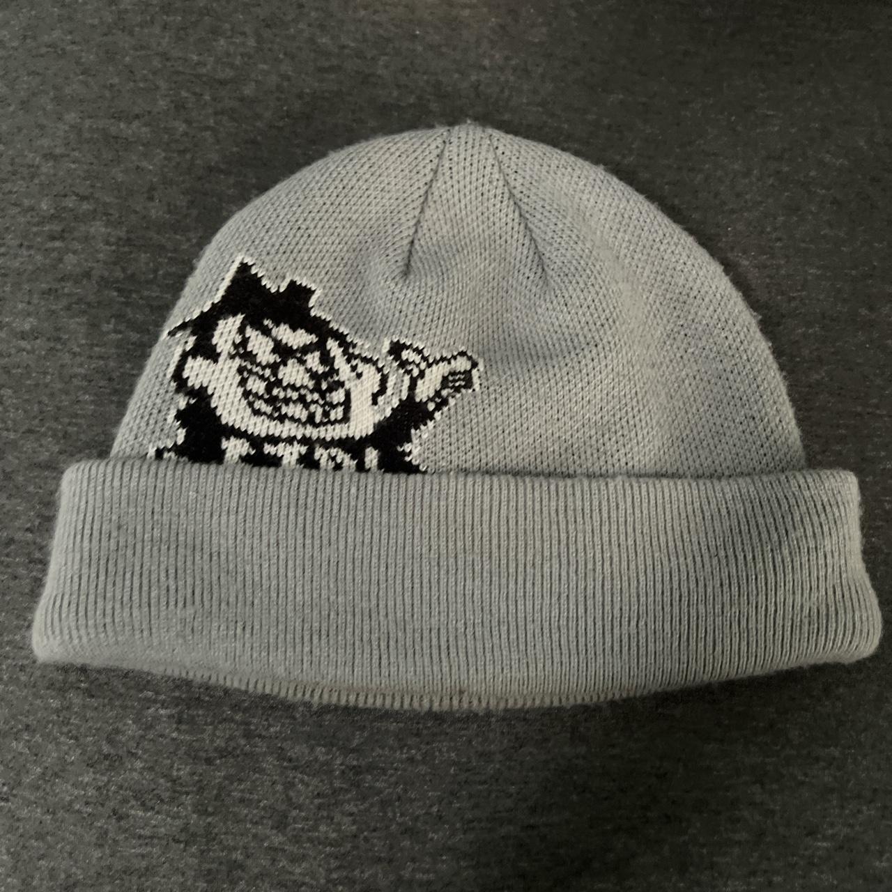 Grey FTP beanie - Depop