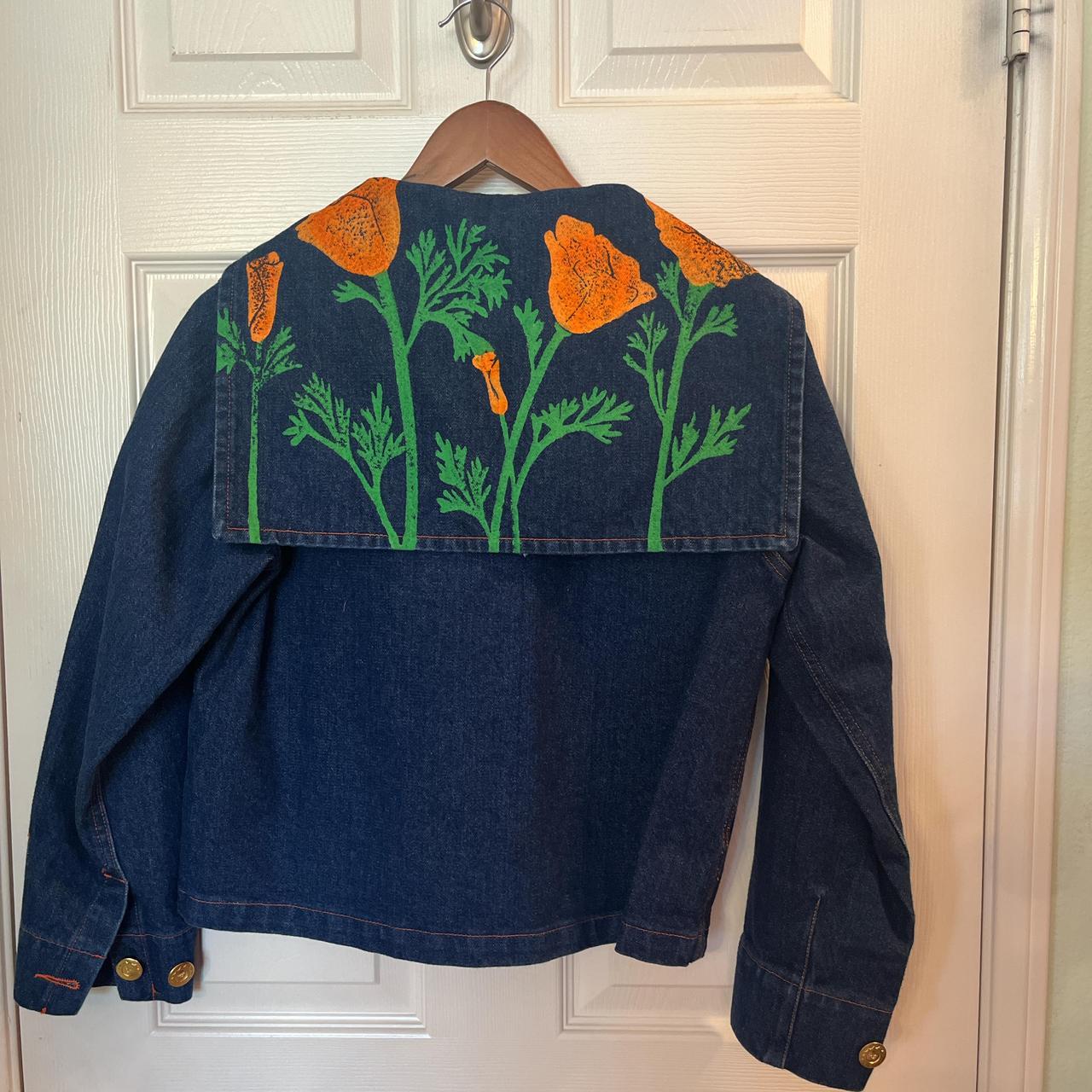 Big Bud Press Poppy Jean jacket. In great condition!... - Depop
