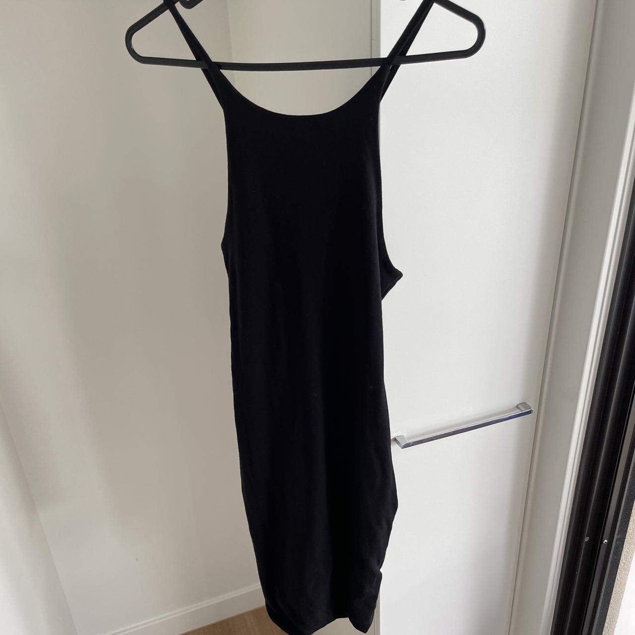 Kookai high neck bodycon dress Colour black Only... - Depop