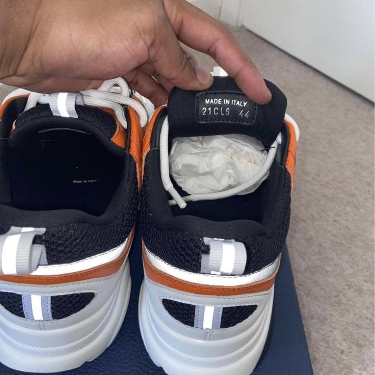 Dior B22 Orange and White UK 10! Brand new in box... | Depop