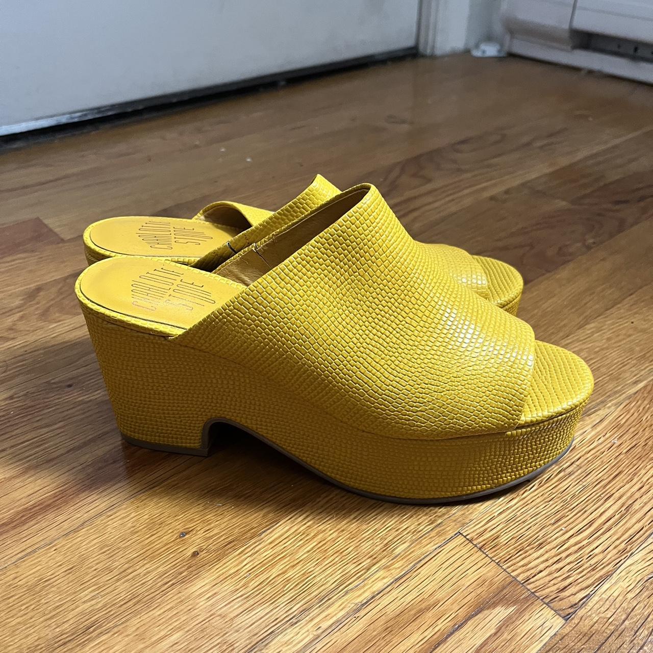 Women's Yellow Clogs | Depop