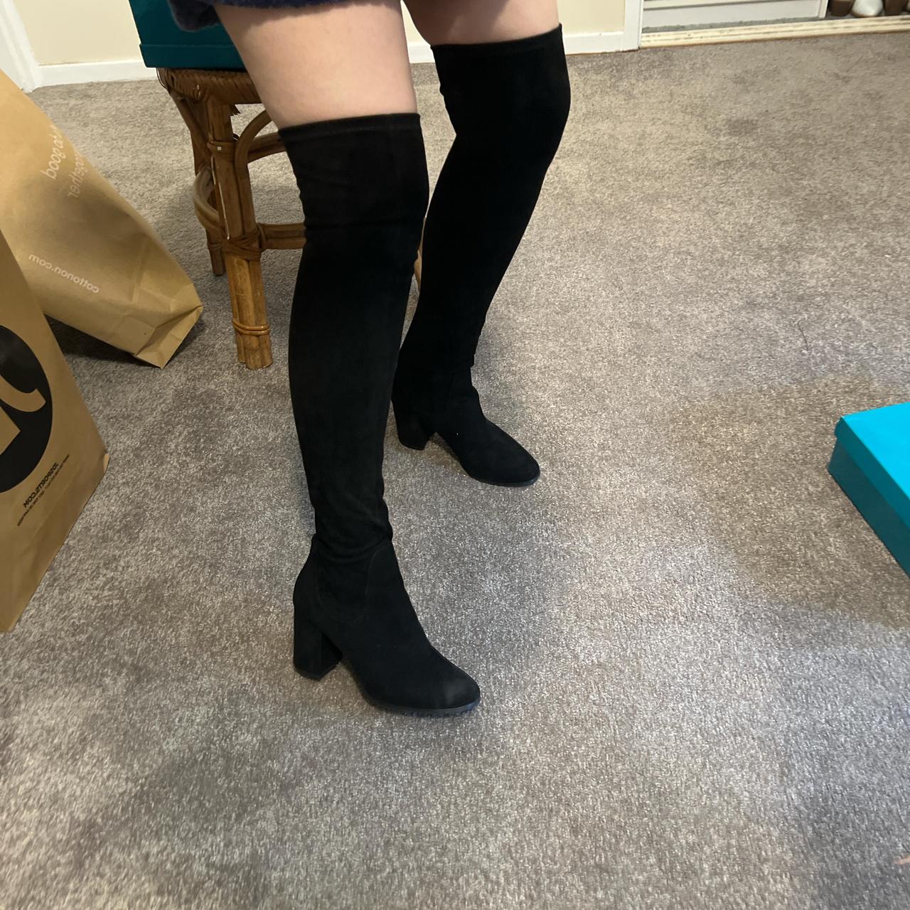 Therapy Hanover OTK boots Size 8 Worn a few times... - Depop