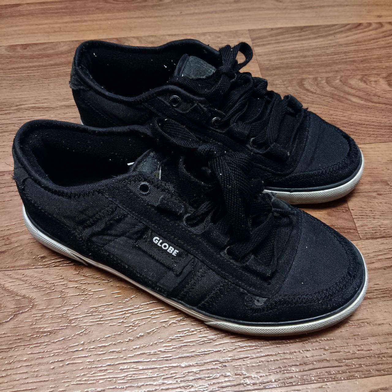 GLOBE "Applegrant Vagrant" Black Suede Skateboard... - Depop