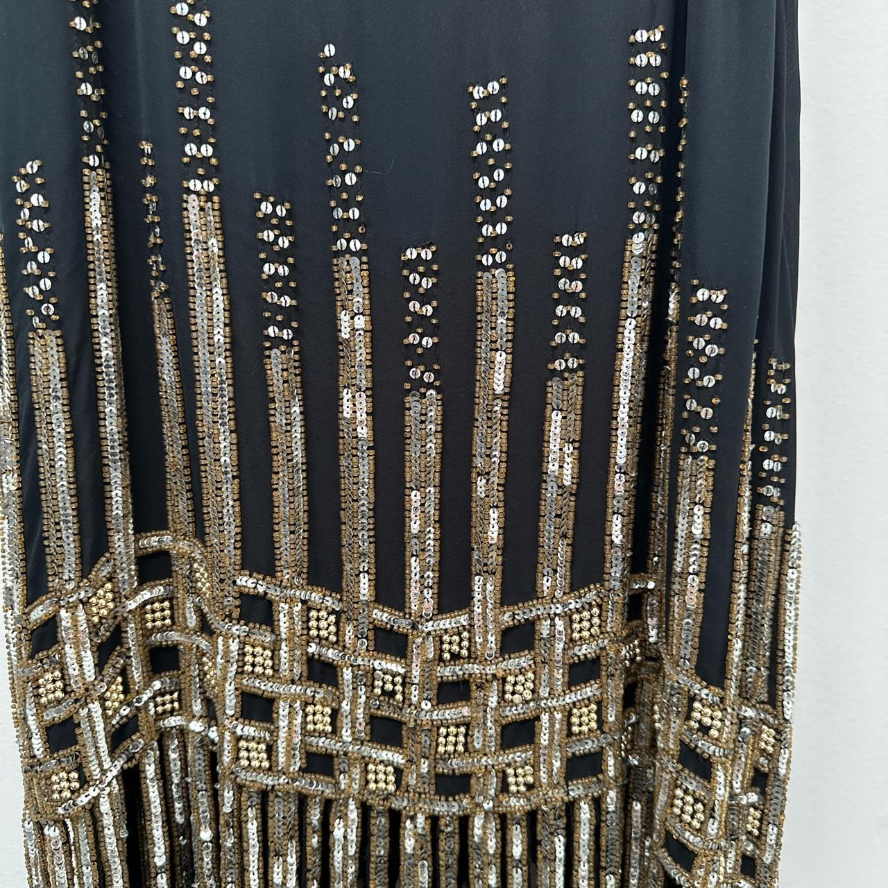 Small Foley & Corina Flapper inspired dress with... - Depop