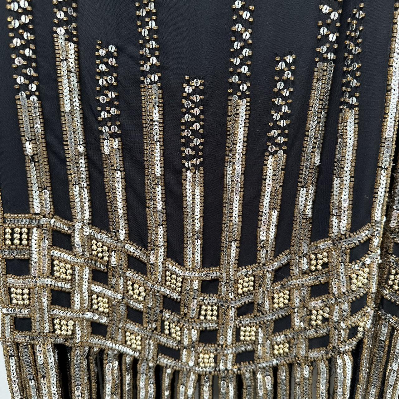 Small Foley & Corina Flapper inspired dress with... - Depop