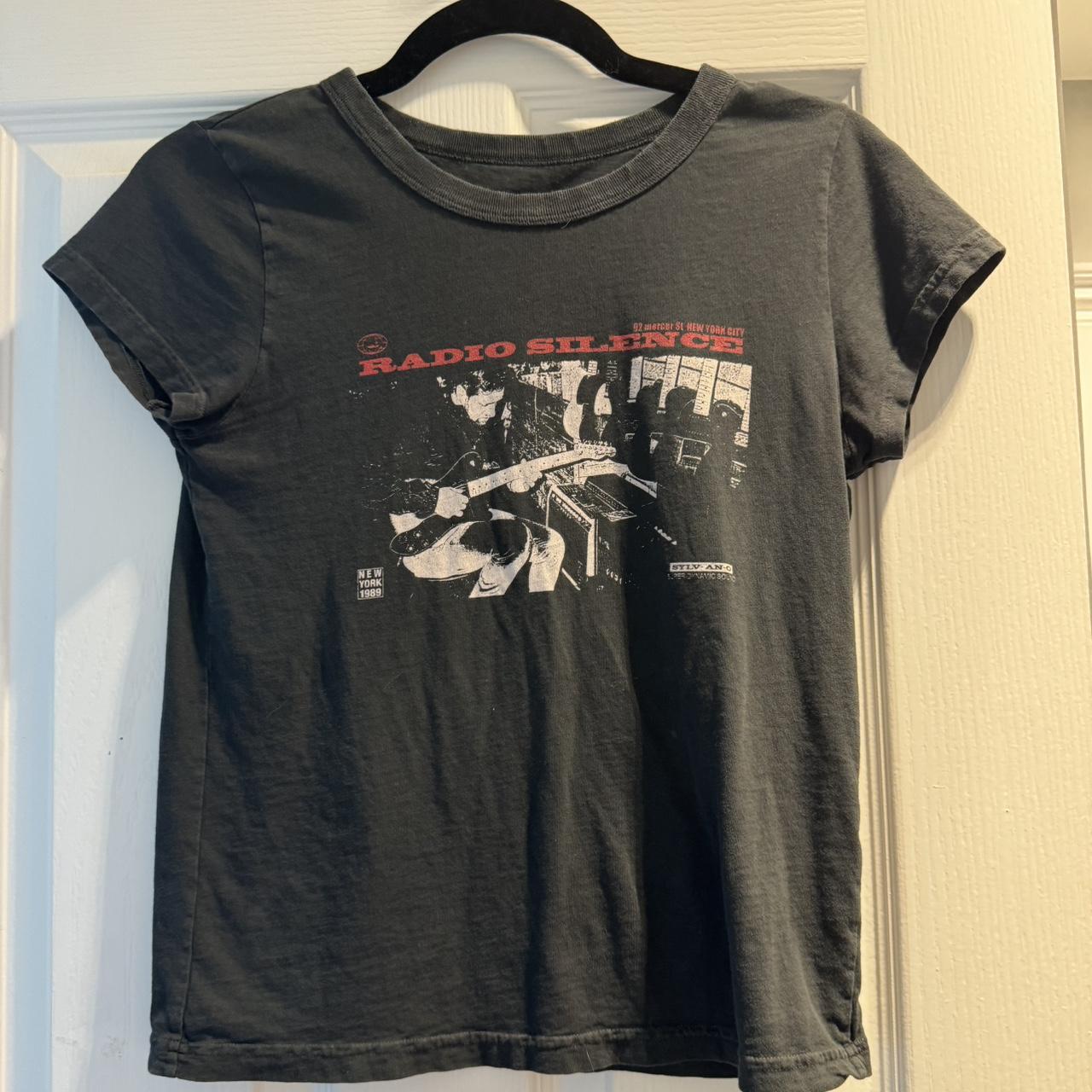 Brandy Melville radio silence tee - Depop