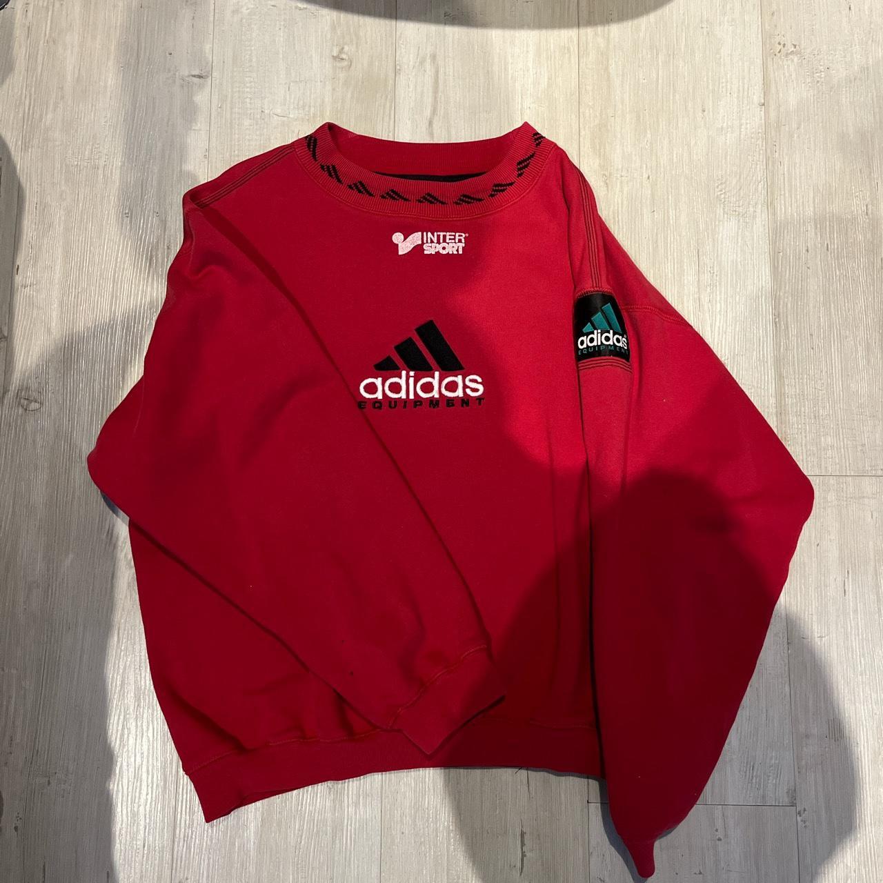 Vintage adidas equipment jumper Very unique piece... - Depop