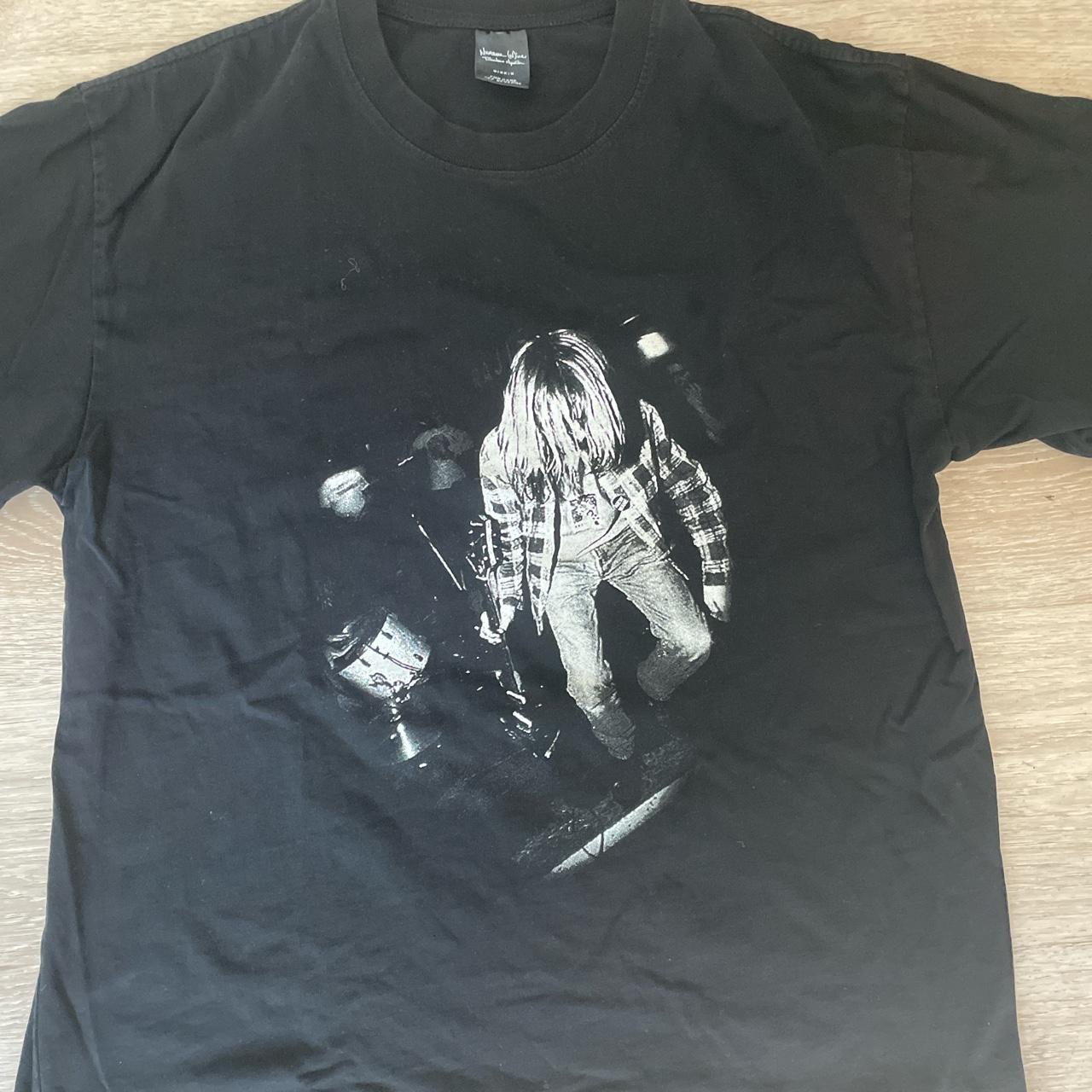 Number Nine Curt Cobain “touch me i’m sick” T... - Depop