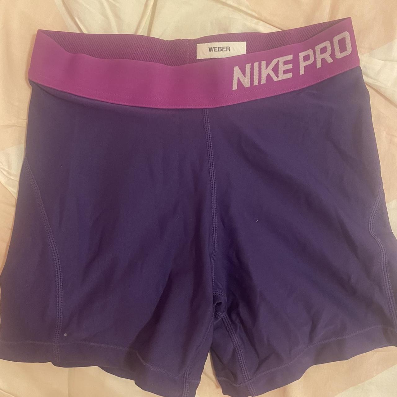 Purple Nike Pro Shorts💜 - Depop