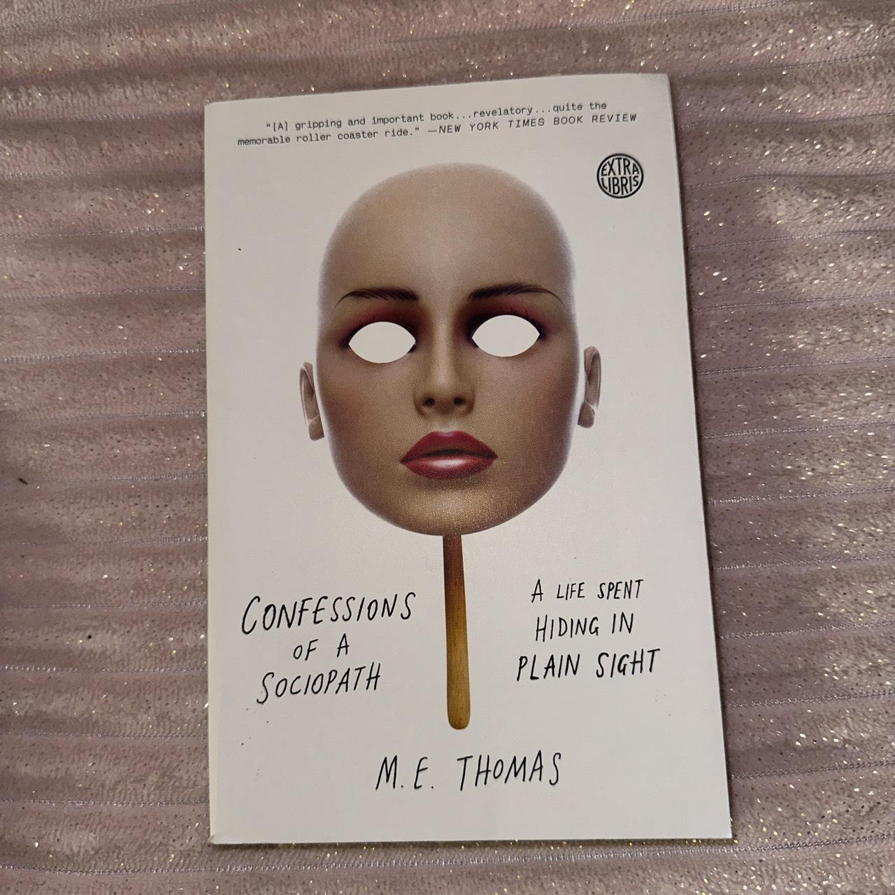 Confessions of a sociopath by M.E Thomas Like new 💓🌟 - Depop