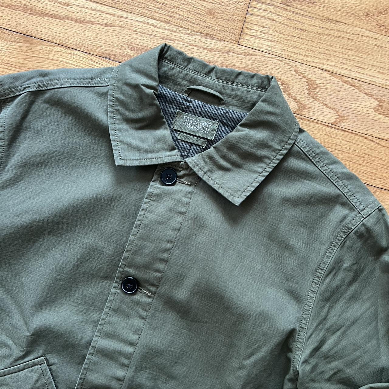 TOAST Coaches Jacket Medium Olive Green High quality - Depop