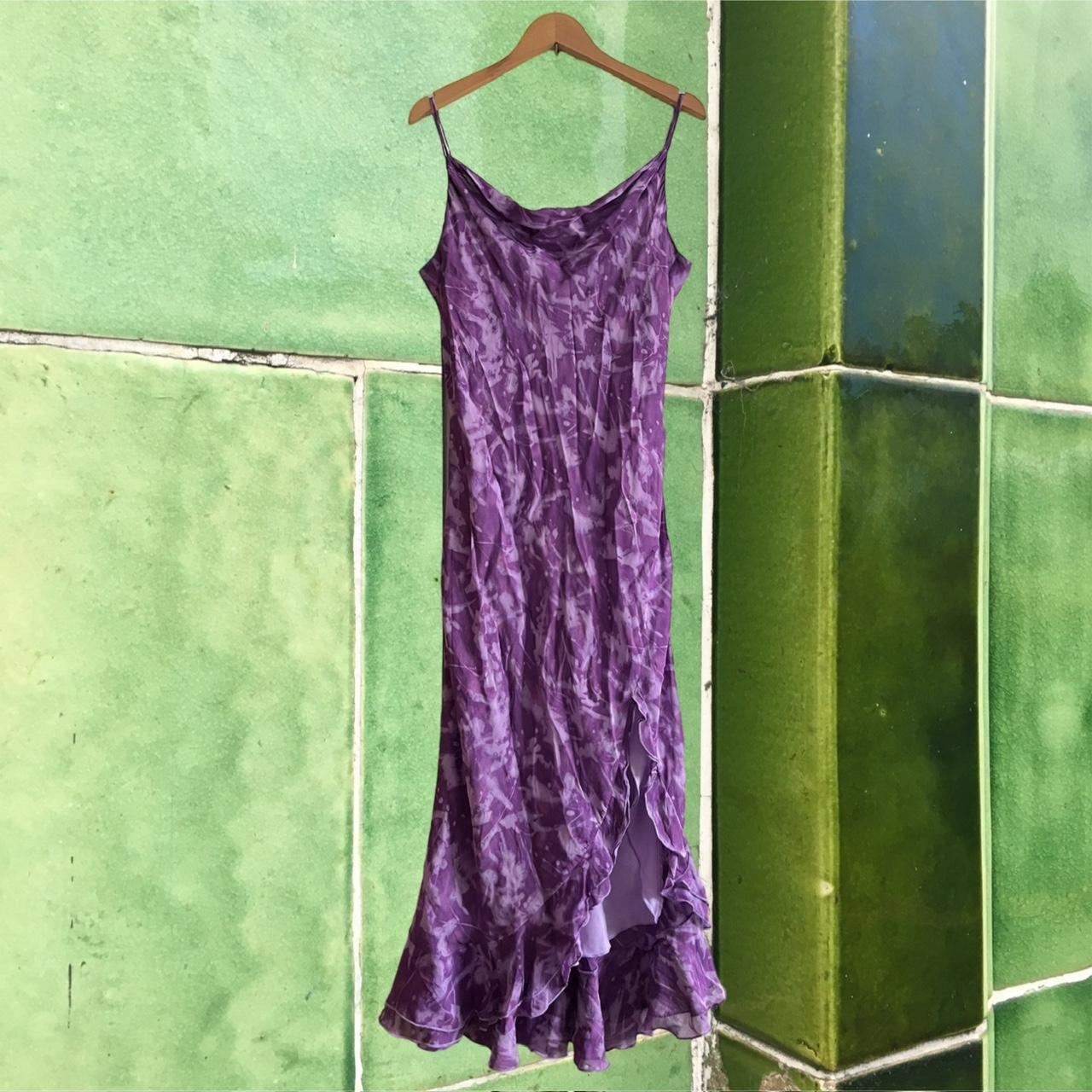 Principles purple tie die long dress - good... - Depop