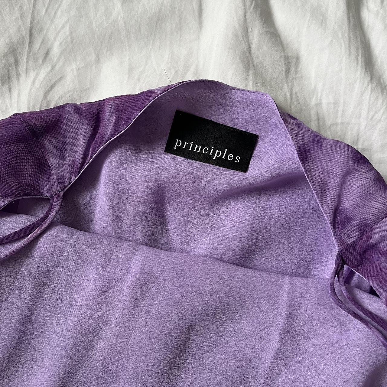 Principles purple tie die long dress - good... - Depop
