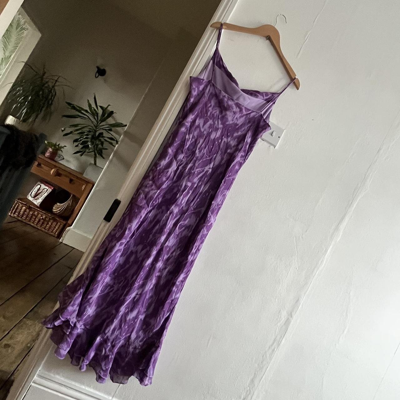 Principles purple tie die long dress - good... - Depop