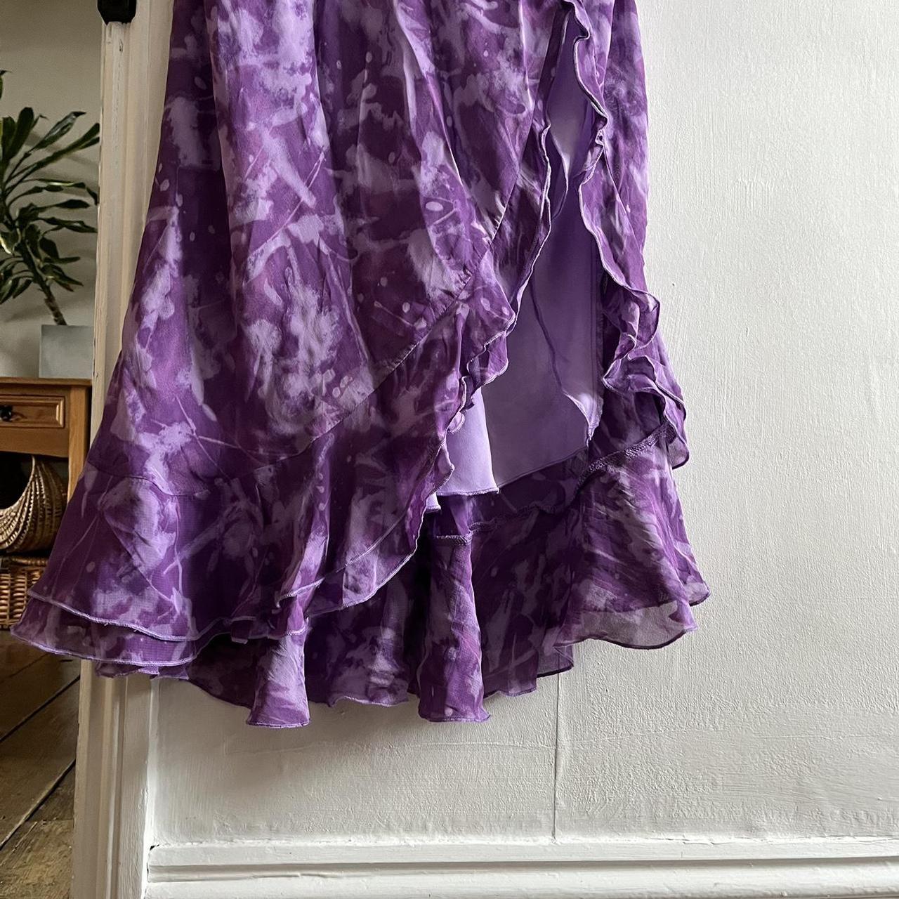 Principles purple tie die long dress - good... - Depop