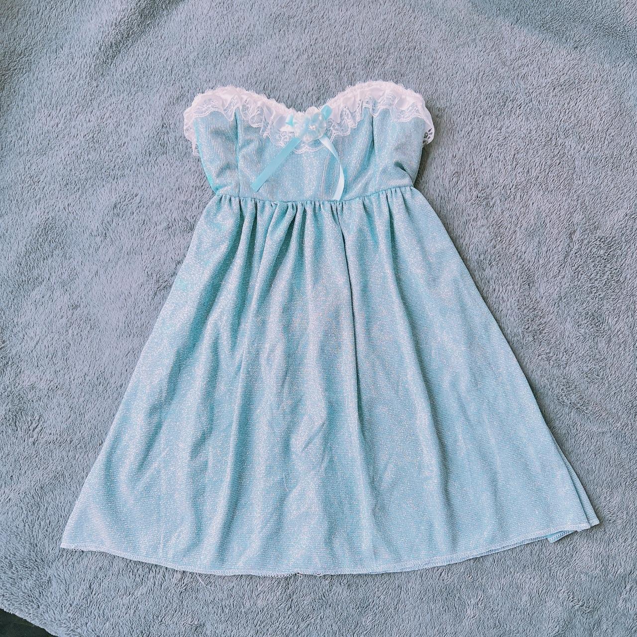 Princesscore 。 ₊°༺ Shimmery Blue Glitter... - Depop