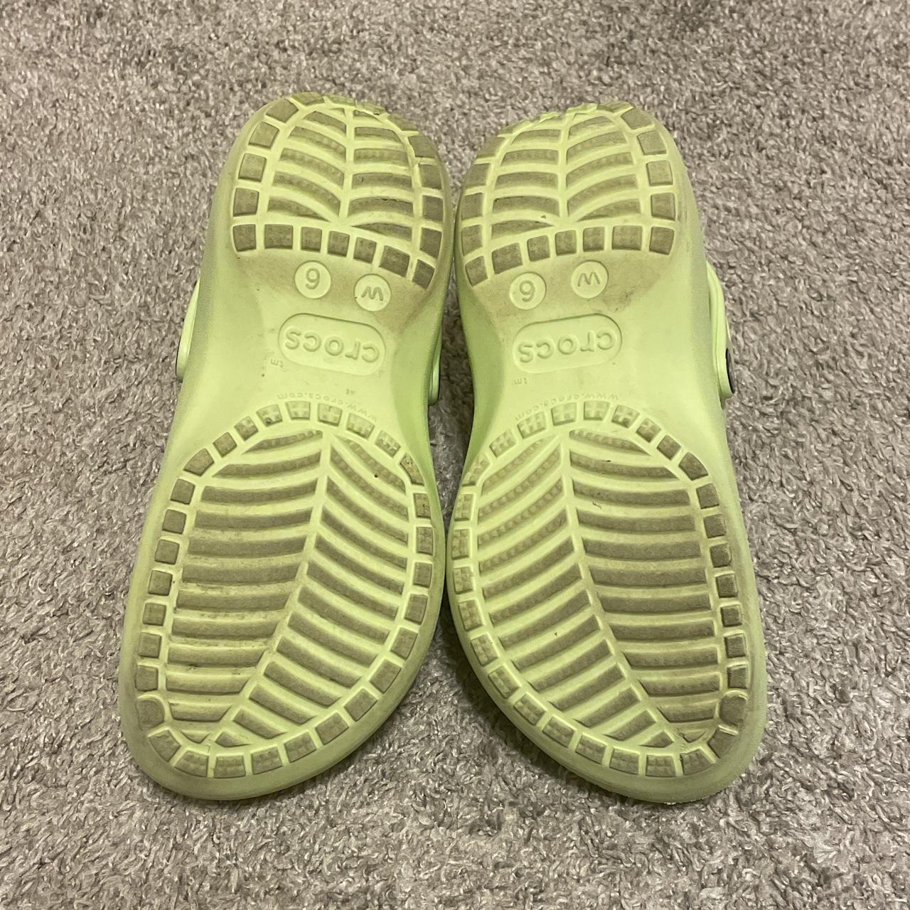 Crocs Women's Green Sandals | Depop