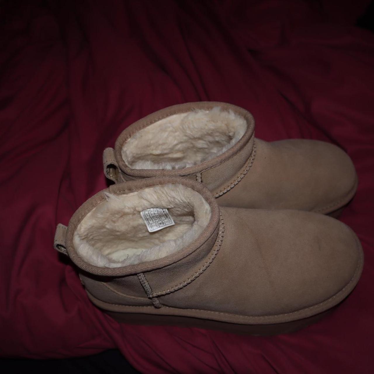 ultra mini platform ugg sand color - Depop