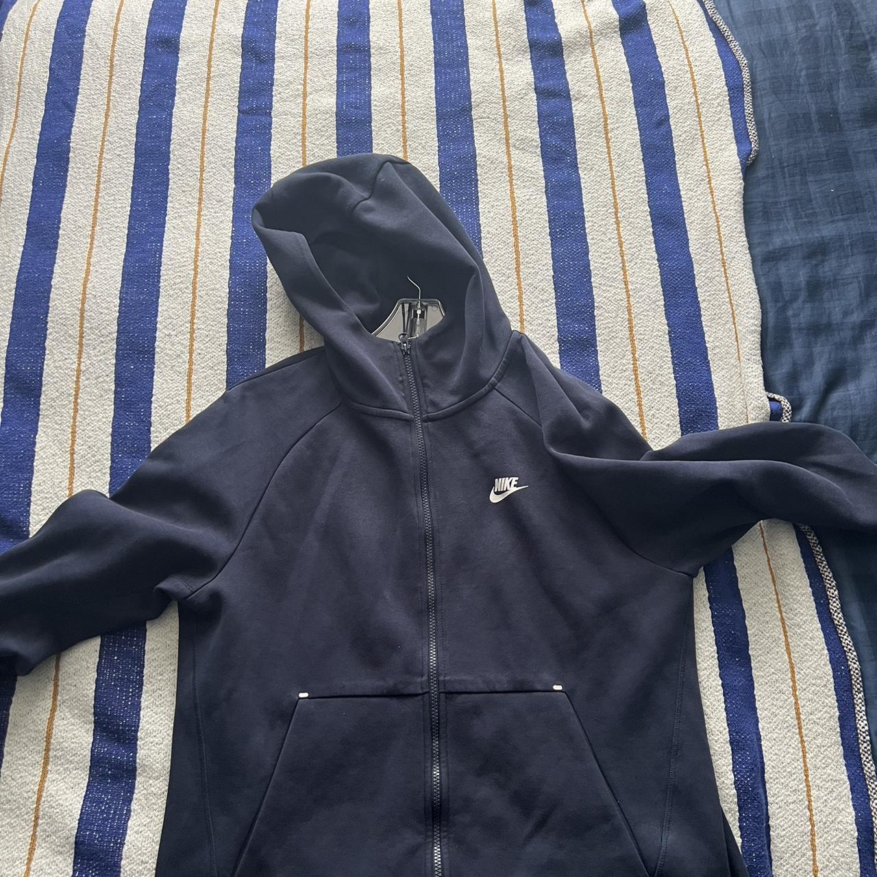 Navy Blue Nike Tech Fleece Hoodie #Nike #Tech #Hoodie - Depop