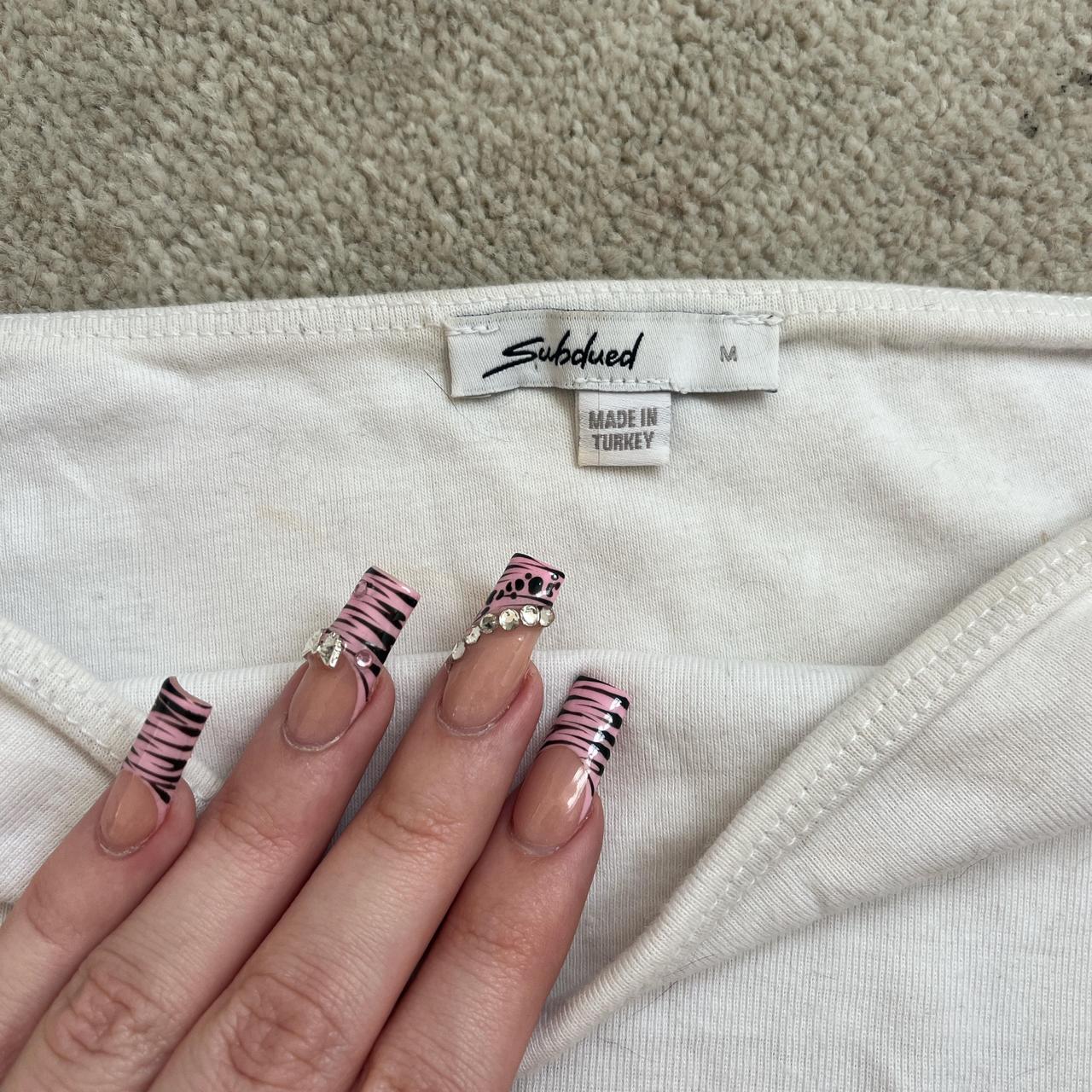 white tube top from subdued | Depop