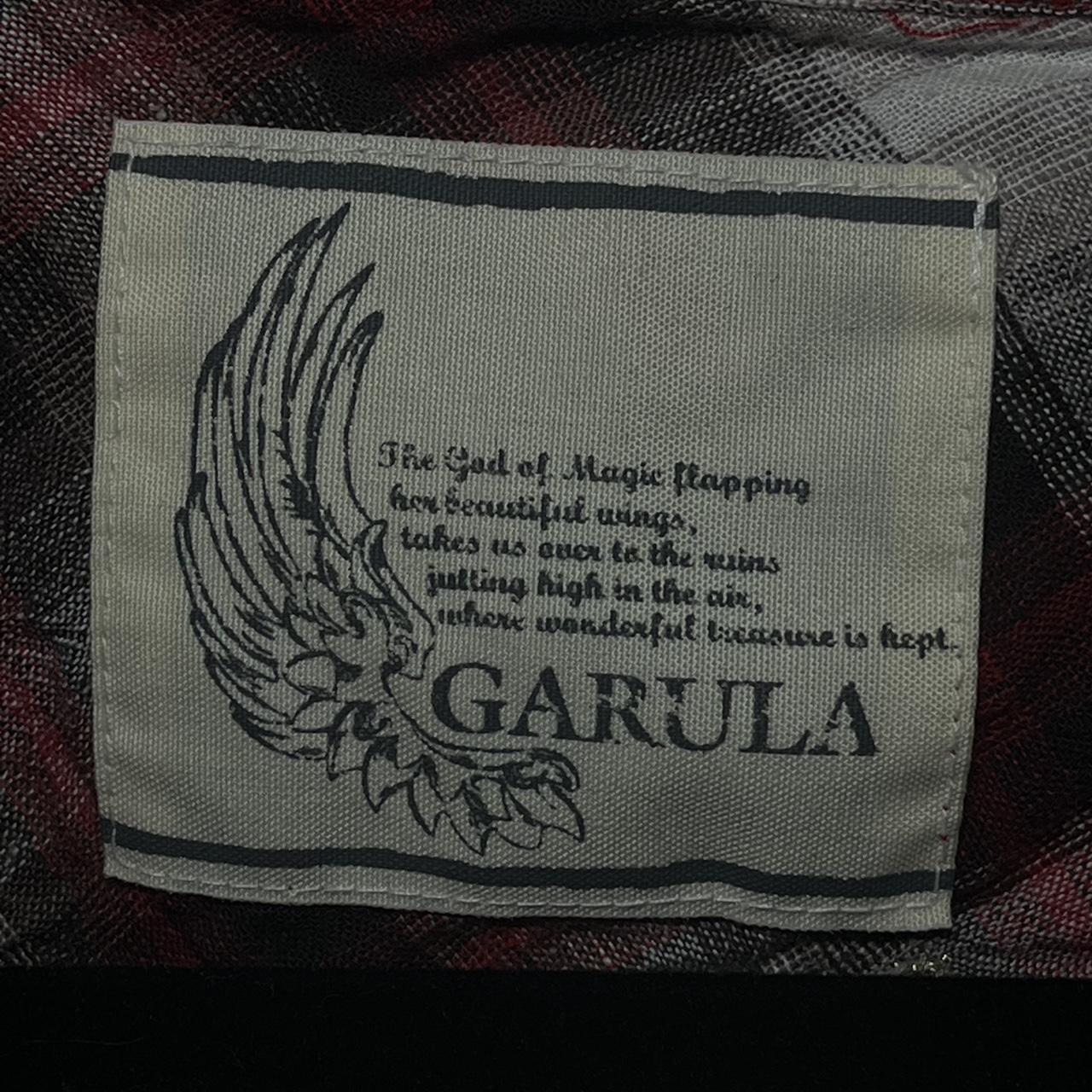 Garula gyaru determination courage button top Slim... - Depop