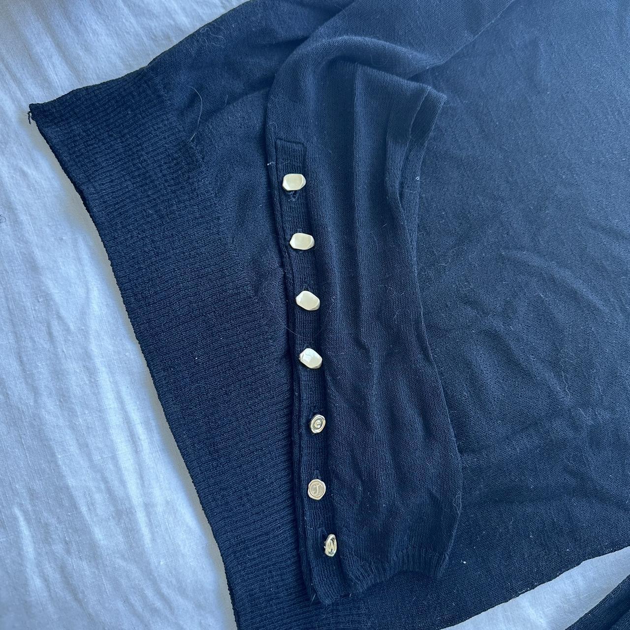 Aje black skivvy. Beautiful gold tone buttons Like... - Depop
