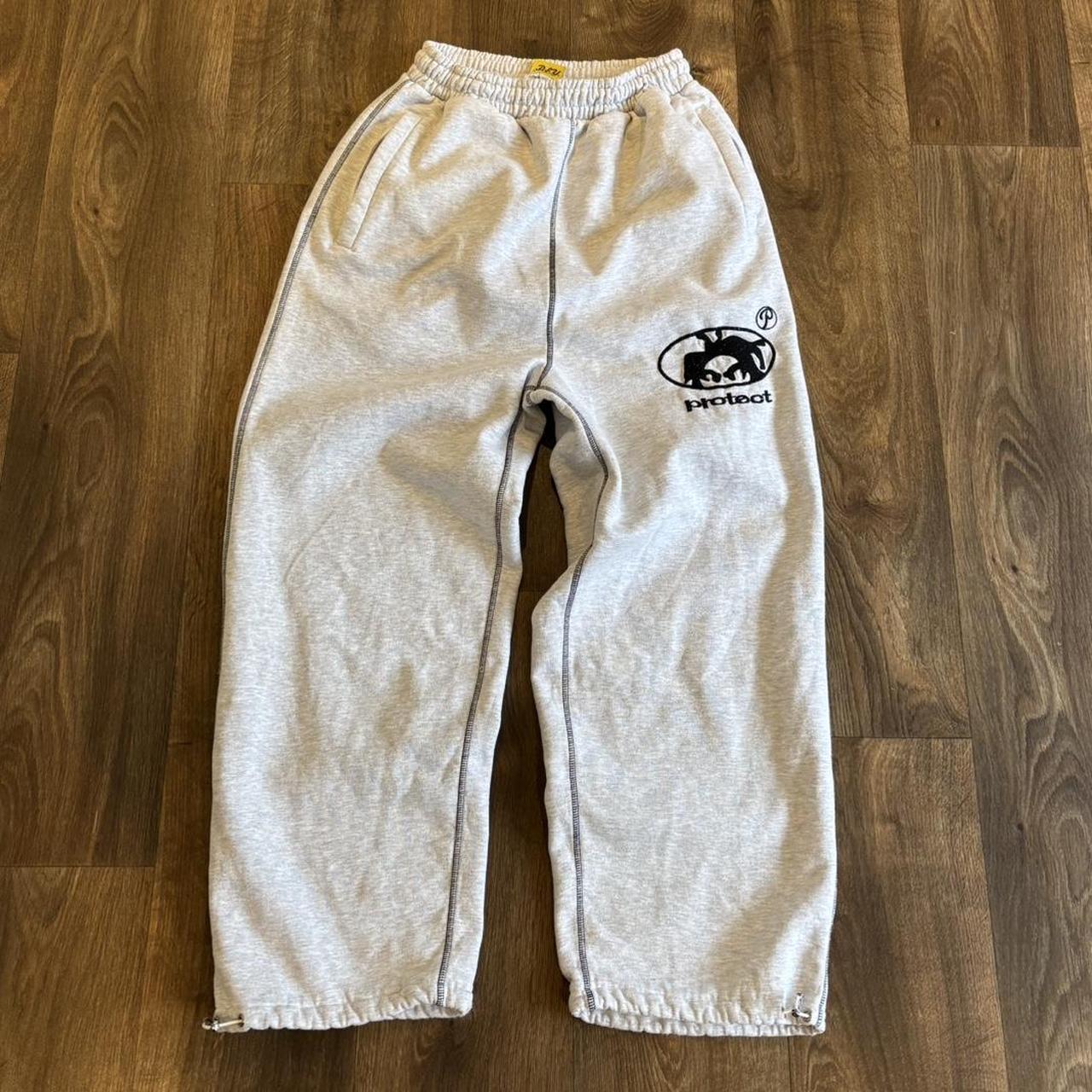 Grey Protect London Joggers, adjustable drawstring... | Depop