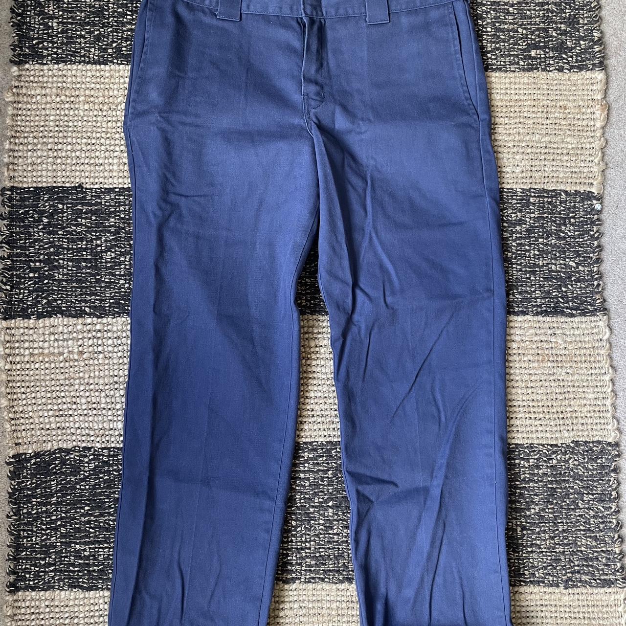 Dickies 873 Slim Straight Work Pants In Navy 32” Depop